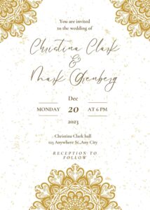 Best Wedding Invitation Card Designs: Wedding Card Template