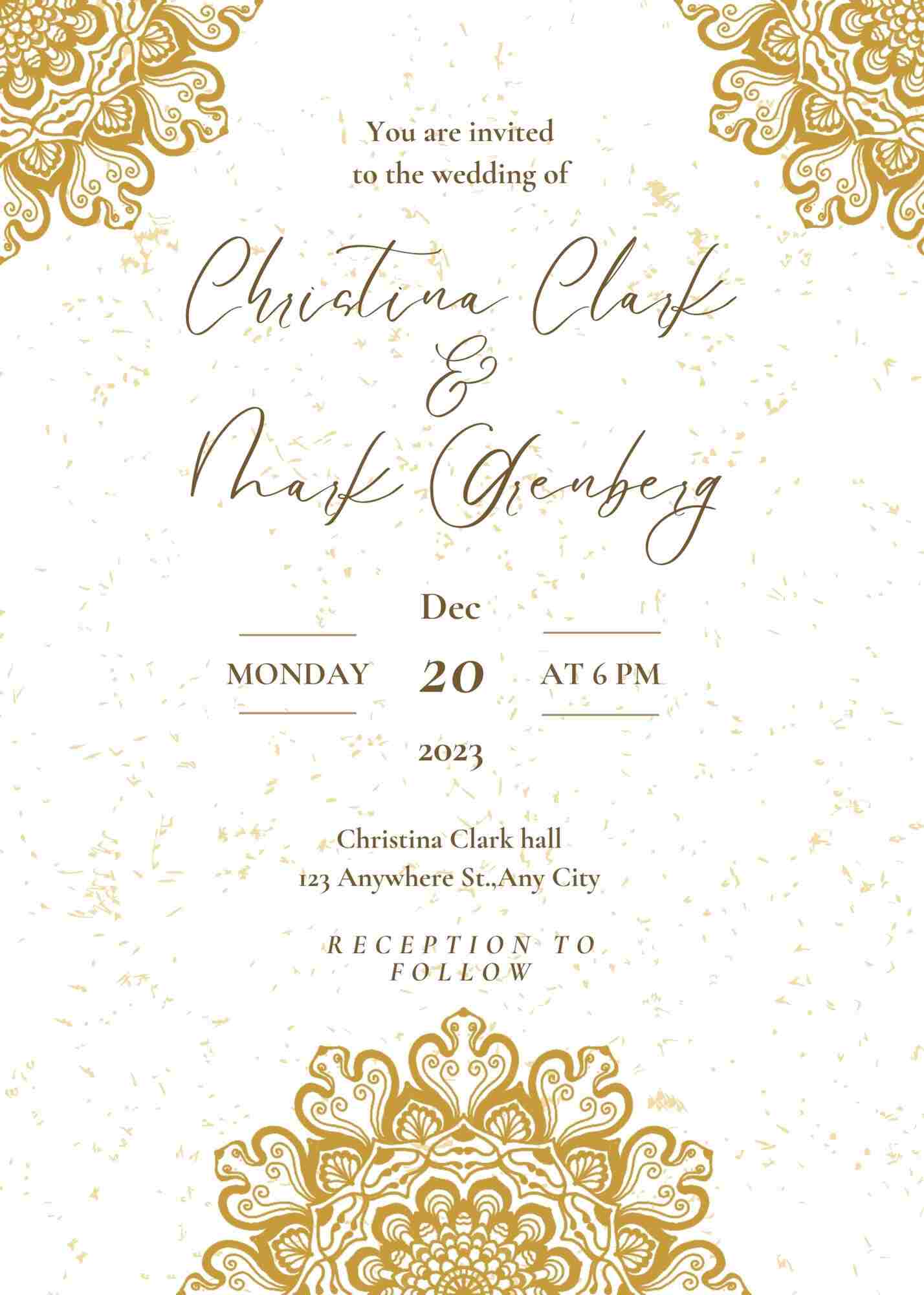 Best Wedding Invitation Card Designs: Wedding Card Template