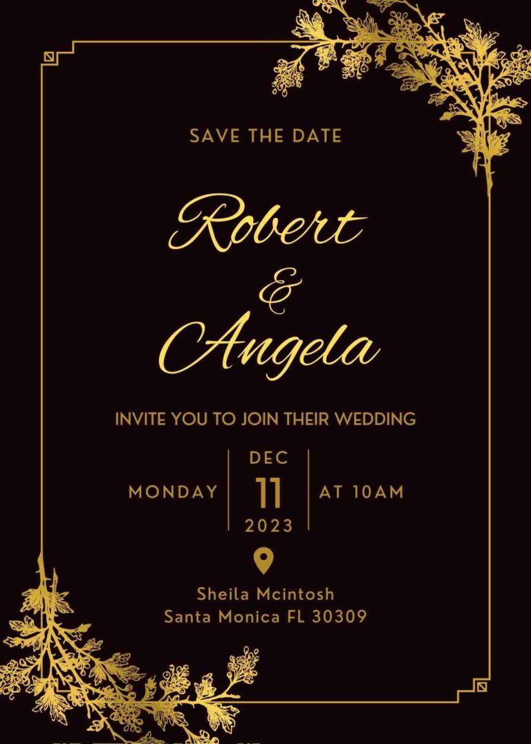 Best Wedding Invitation Card Designs: Wedding Card Template