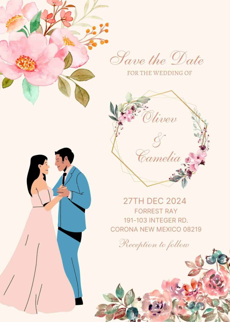 Best Wedding Invitation Card Designs: Wedding Card Template