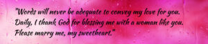 80+ Romantic Wedding Proposal Quotes, Cute Lines for Her