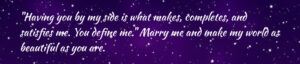 80+ Romantic Wedding Proposal Quotes, Cute Lines for Her