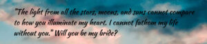 80+ Romantic Wedding Proposal Quotes, Cute Lines for Her