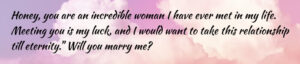 80+ Romantic Wedding Proposal Quotes, Cute Lines for Her