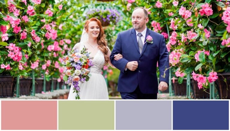 The 6 Best Color Palettes for an April Wedding