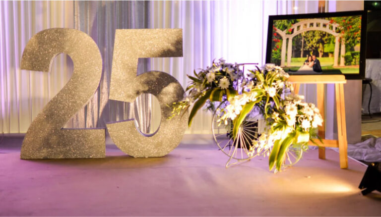 What should I do for a 25th Wedding Anniversary?