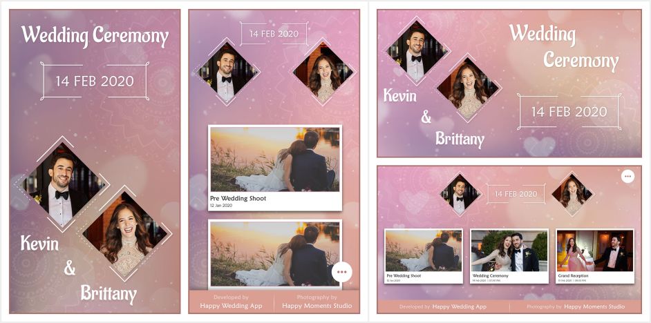 Best Wedding Album Themes Templates At Happy Wedding App